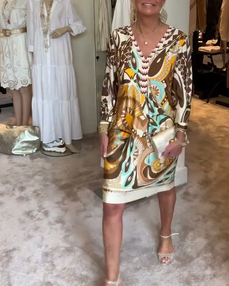 Mariane™ - Vintage Print Dress – North & Muse