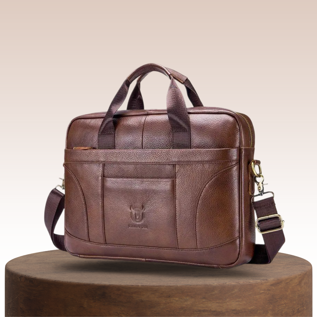 Harrison | Executive Leather Briefcase for Work & Travel – North & Muse