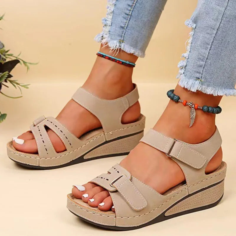 Loes™ Open Toe Orthopedic Sandals – North & Muse
