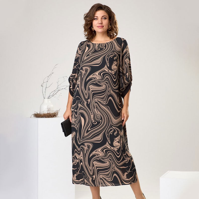 TILLEY - MARBLE SLEEVE MAXI DRESS – North & Muse